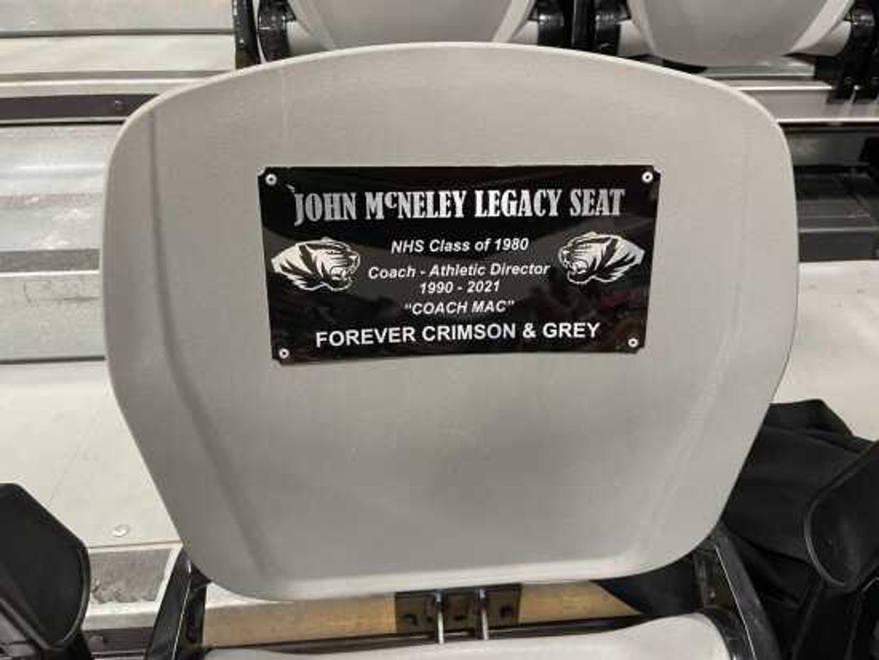Nevada High School dedicates front row seat to the late Coach McNeley