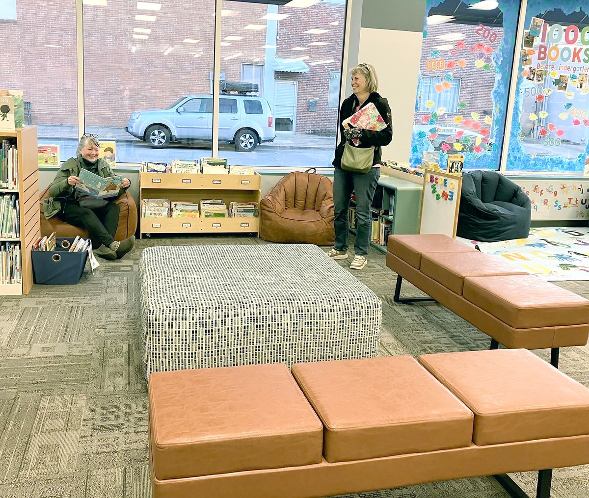 Nevada Public Library Board of Directors met for their first...