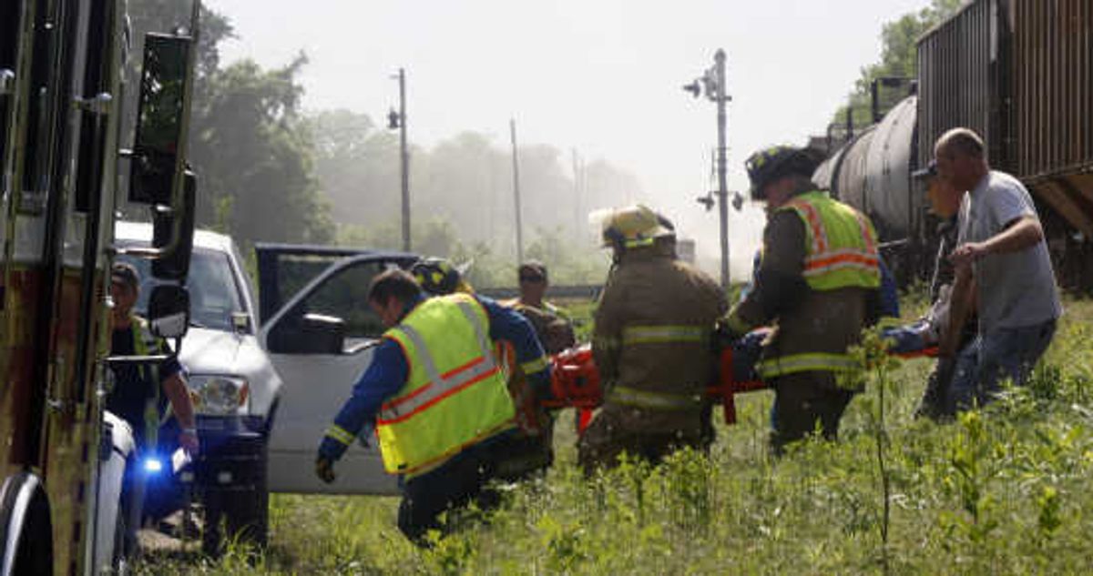 Train accident injures Moundville man