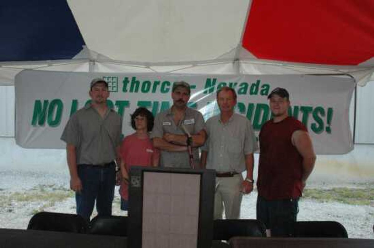 Thorco marks safety achievement