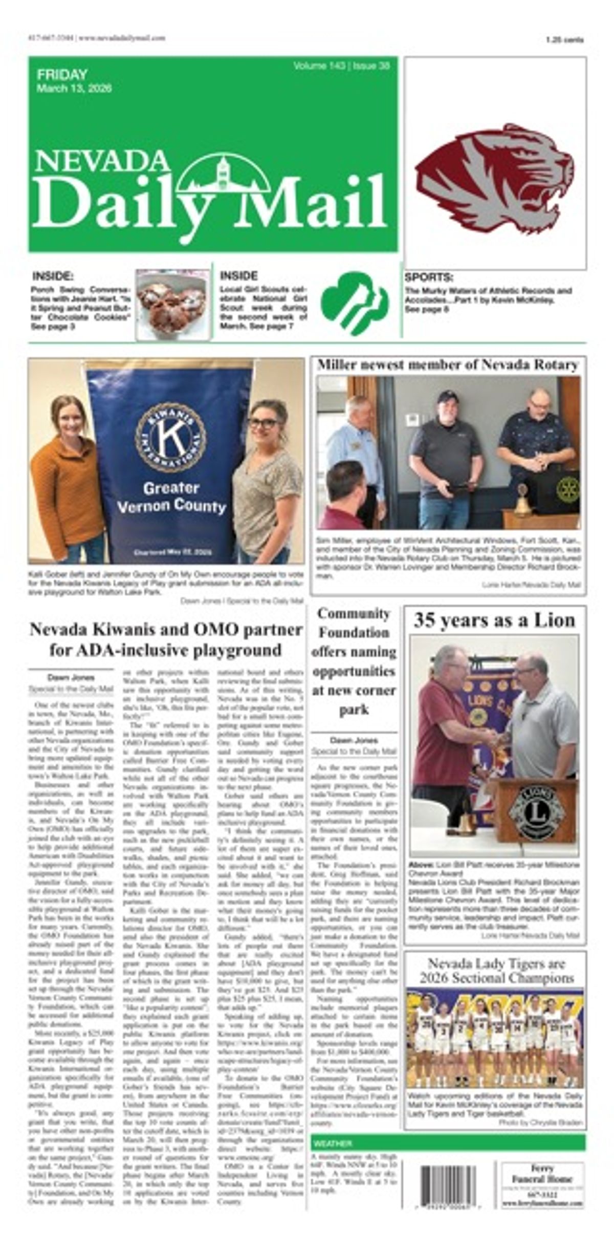 Friday, March 13, 2026