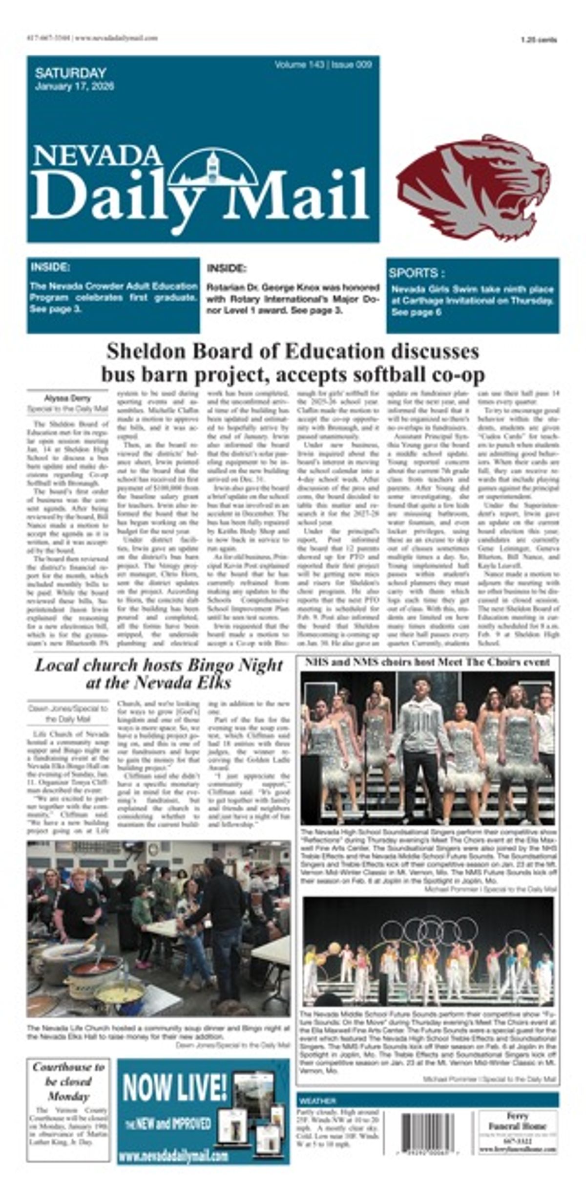 Saturday, January 17, 2026