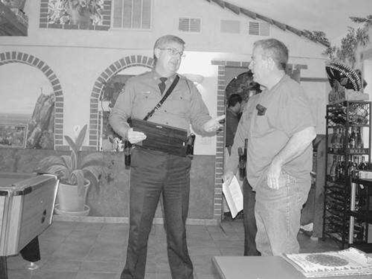 Garwood receives Honorary Trooper award