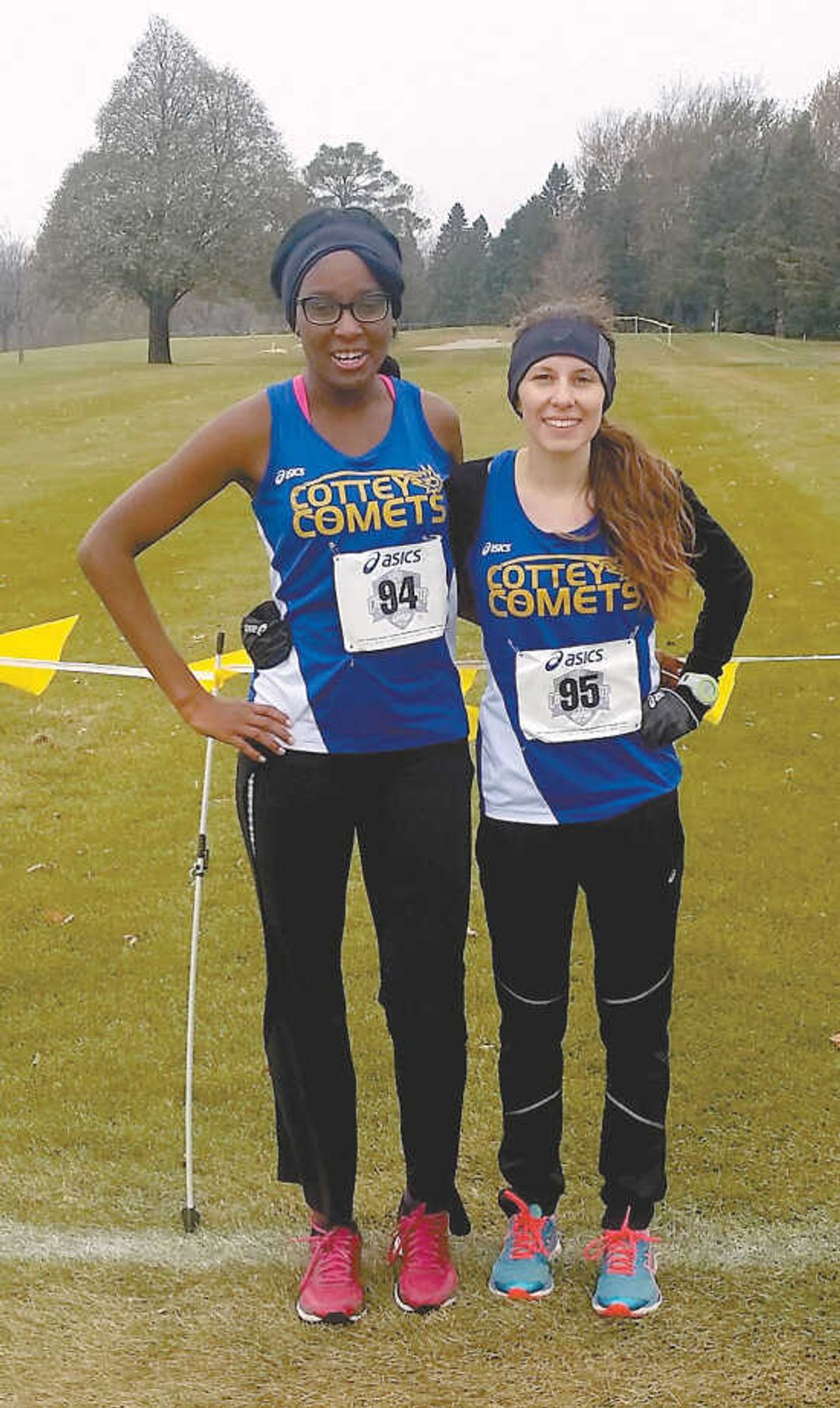 Kehler, Beatty represent Cottey at NJCAA cross country championships