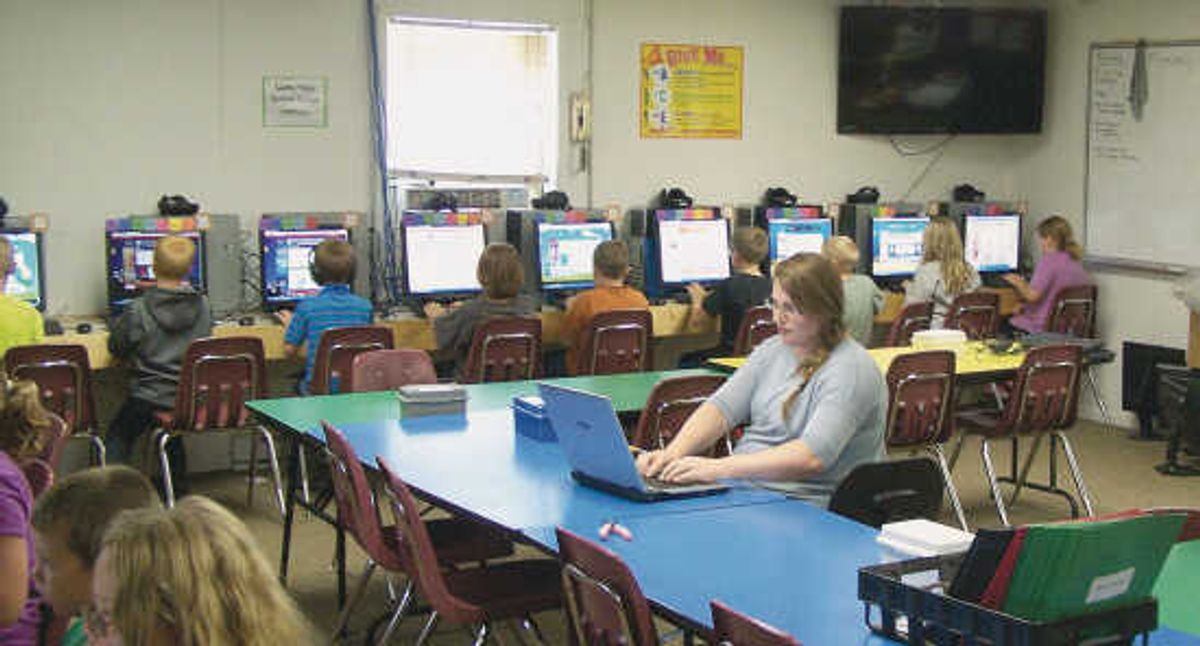 New computer lab ends scheduling conflicts for NEVC Elementary student...