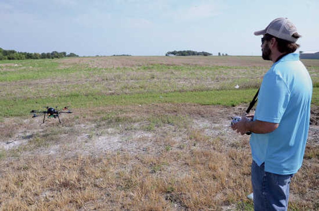 Local business uses drone for agricultural needs