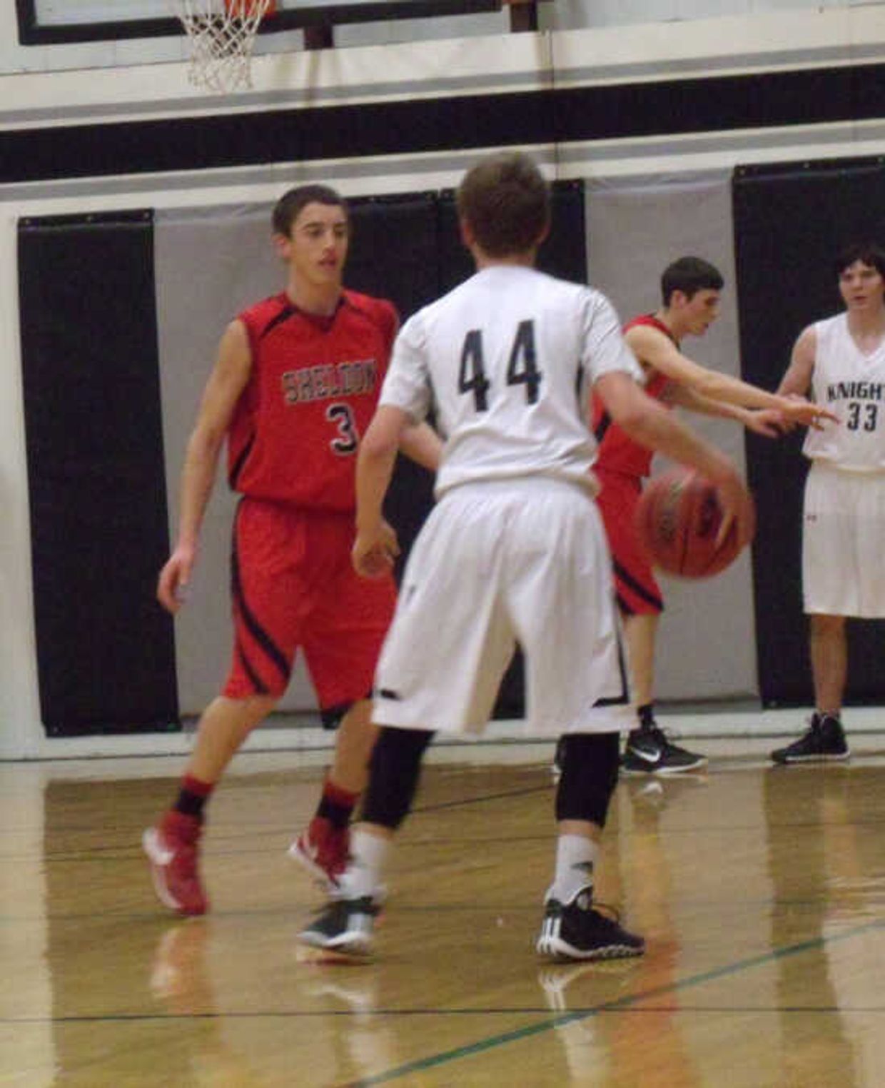 Knights, Lady Knights split Sheldon at home