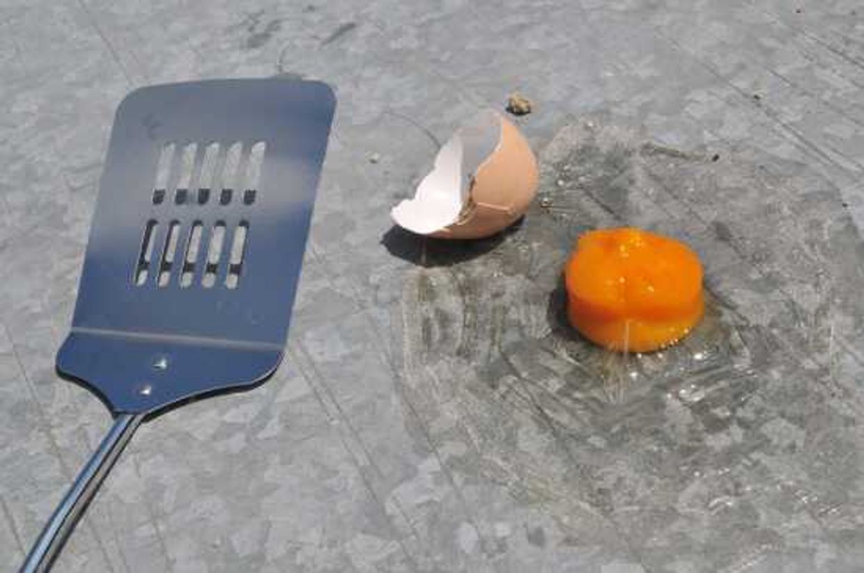 Is it REALLY hot enough to fry an egg on the sidewalk?