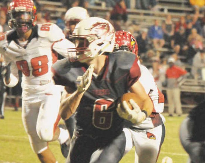 Nevada run-game wrecks Raytown South in district playoff opener, 48-32