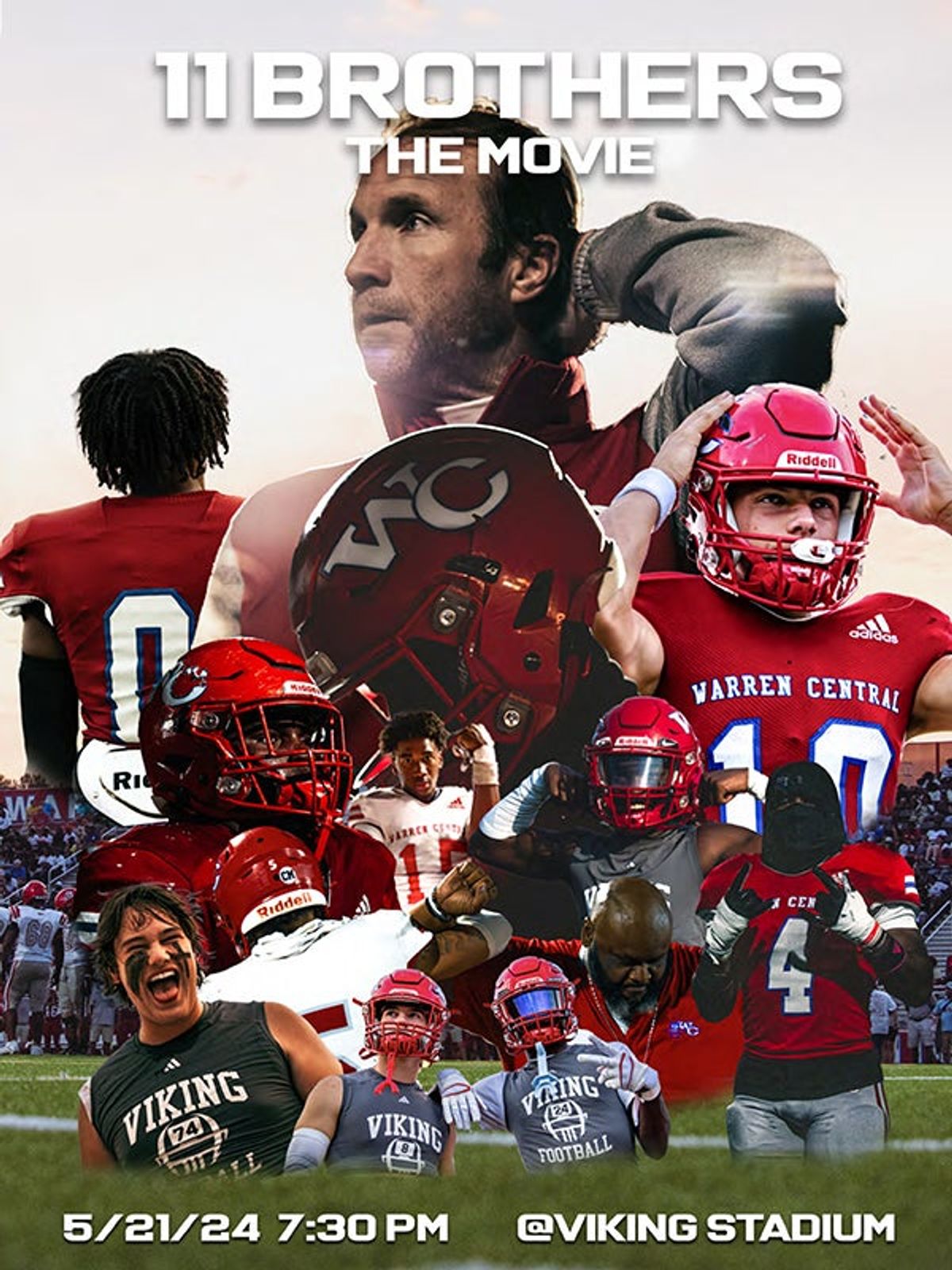 Warren Central football documentary to debut Tuesday night