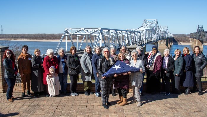 Garden clubs honor veterans at flag-raising