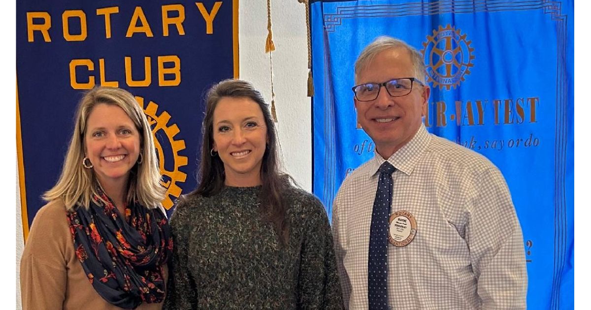 Bridget Allen Hunt speaks to Vicksburg Rotary Club