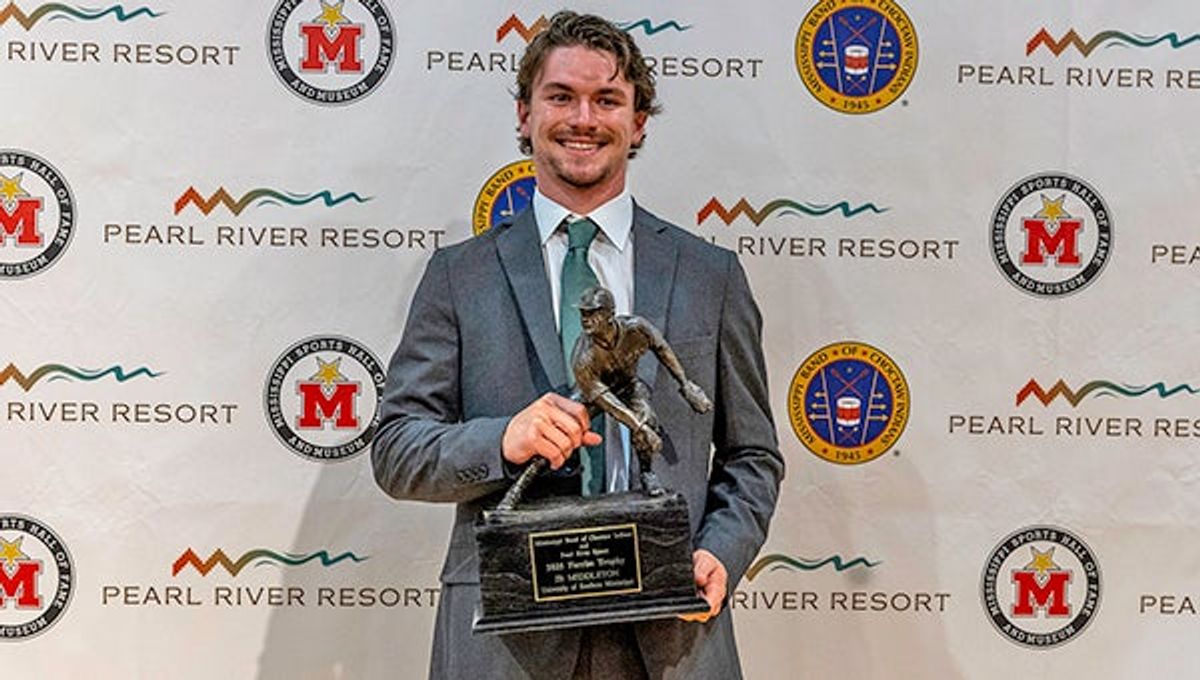 Southern Miss pitcher Middleton wins the Ferriss Trophy
