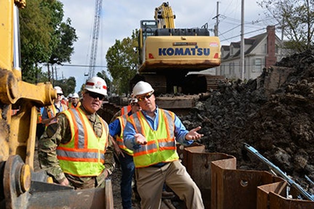New USACE Mississippi Valley Division commander has done a l...