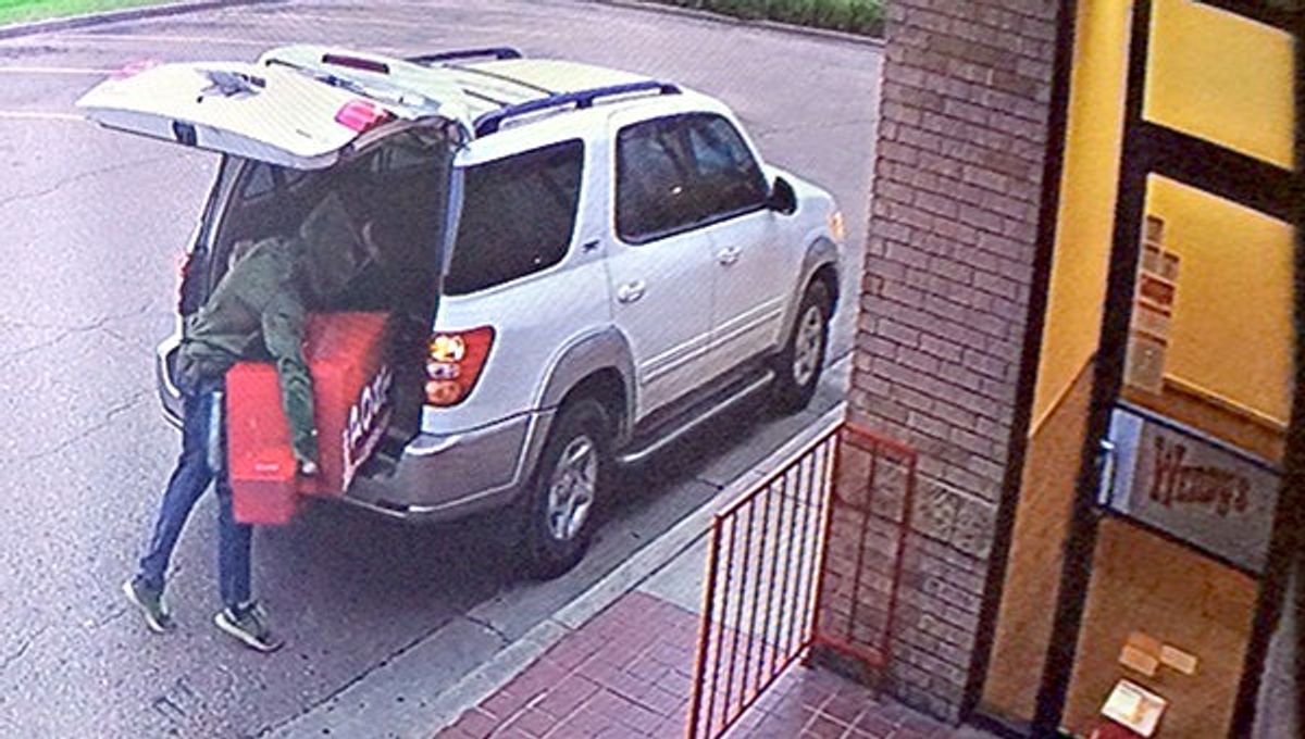 Man accused of stealing newspaper racks caught