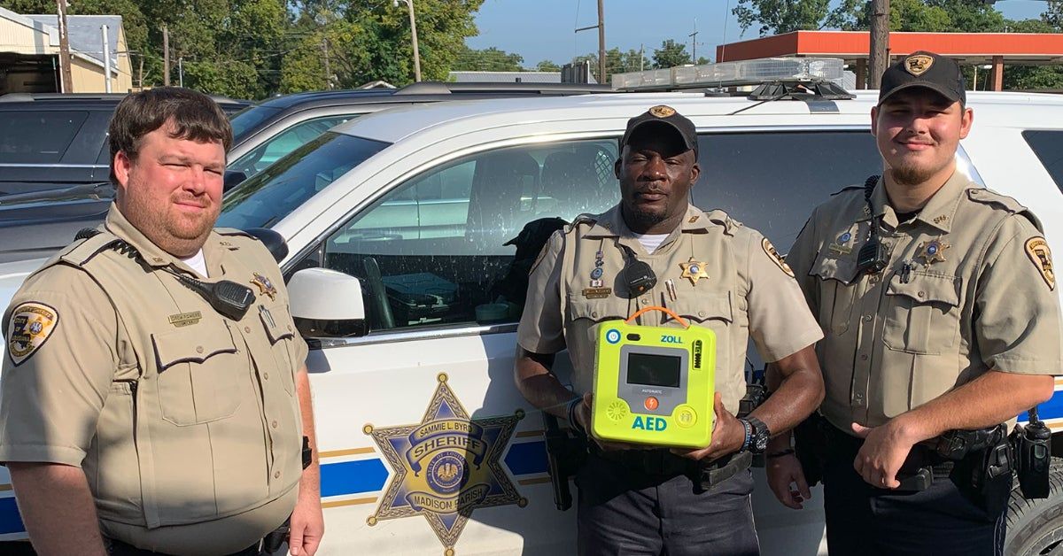 Madison Parish Sheriff's Department Deploys AEDs in Patrol Cars