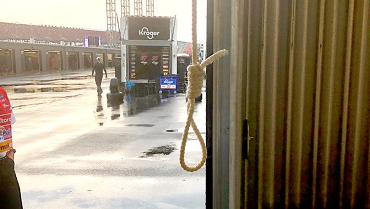 'The noose was real': NASCAR releases photo from Talladega