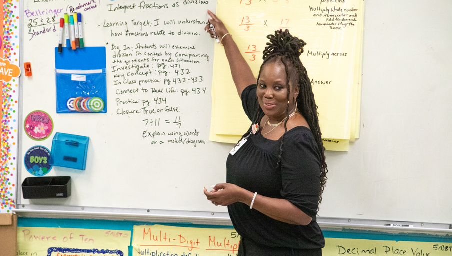TEACHER OF THE YEAR: Moore customizes her lessons to suit st...
