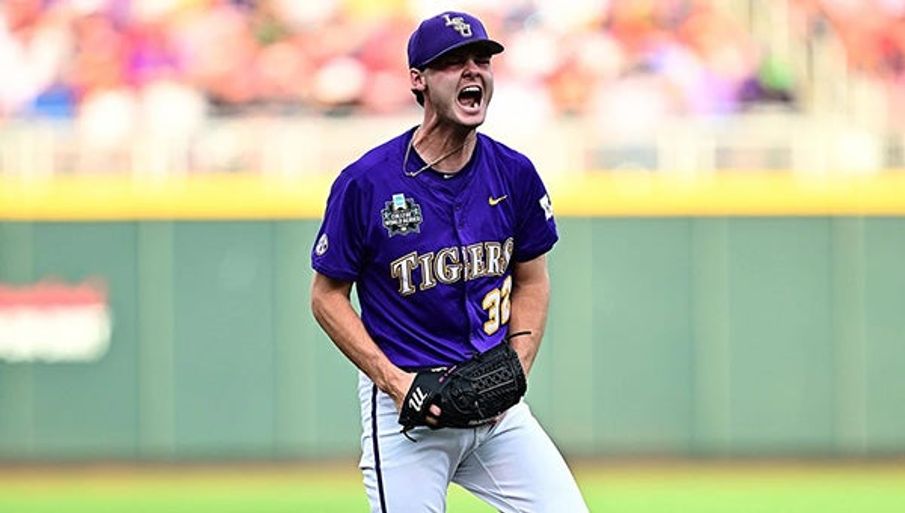 LSU beats SEC rival Arkansas in CWS opener