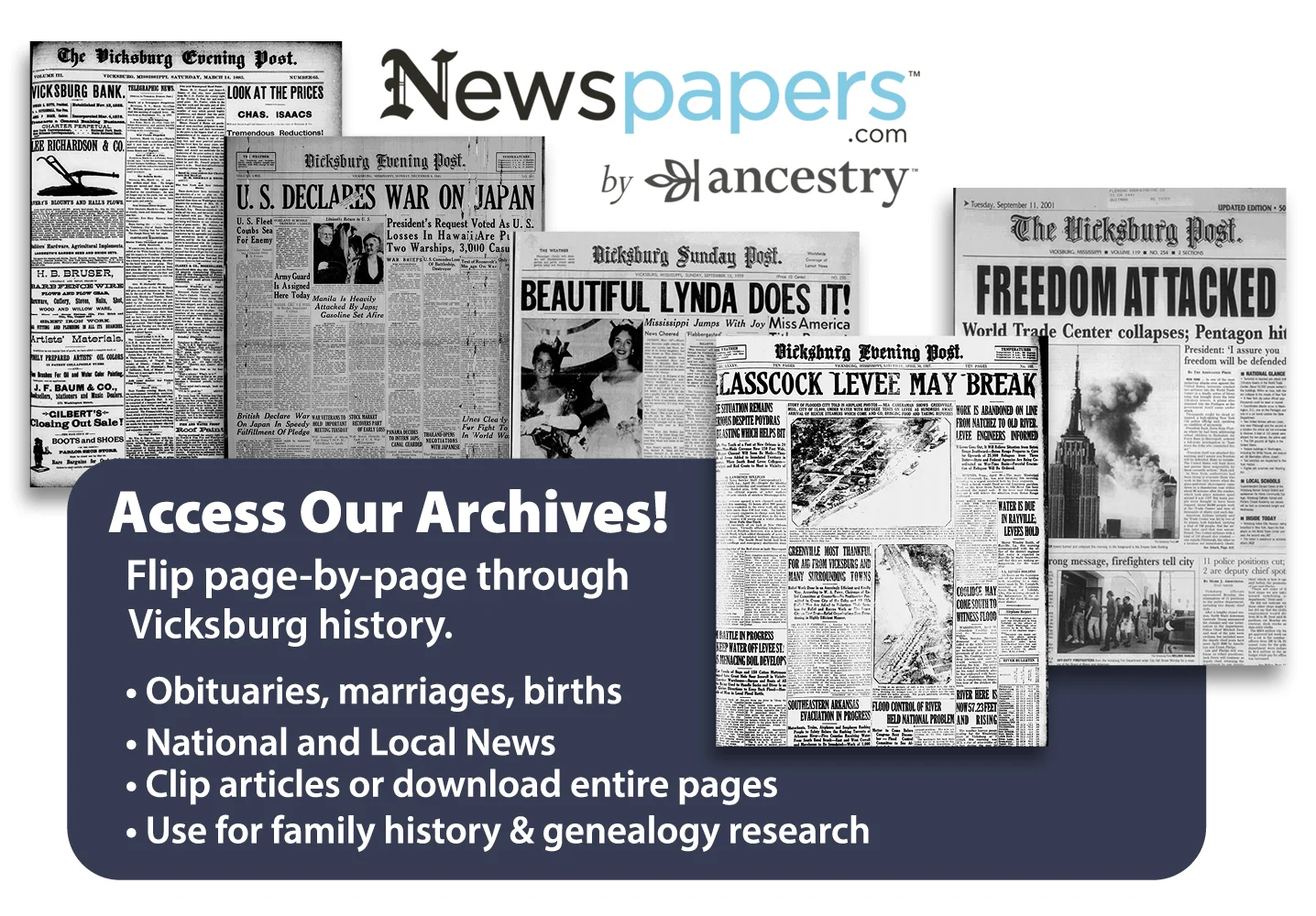 Access to Newspapers.com