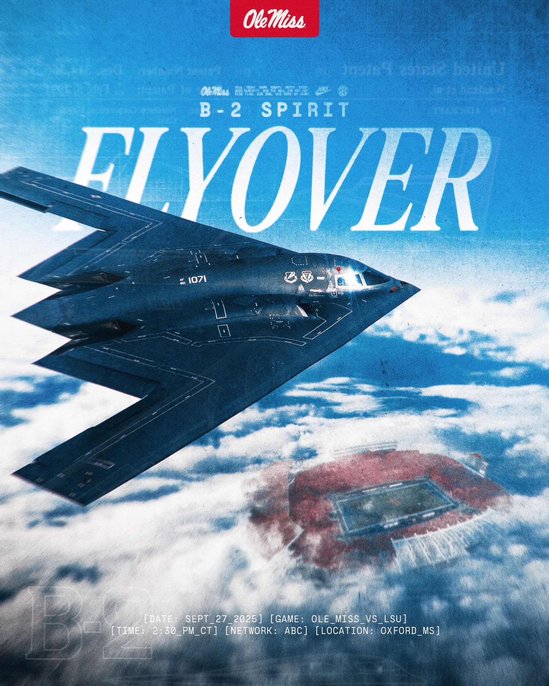 Stealth bombers for Ole Miss, Apache helicopters for Mississippi State...