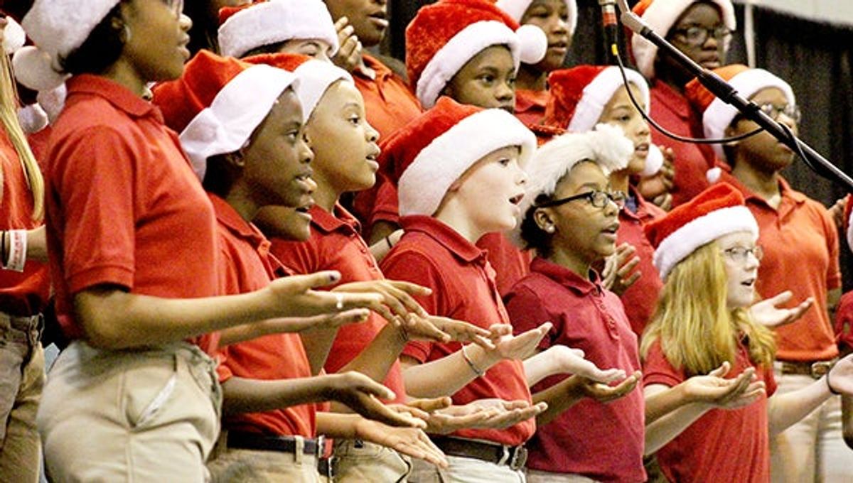 Close competition in annual Caroling Contest