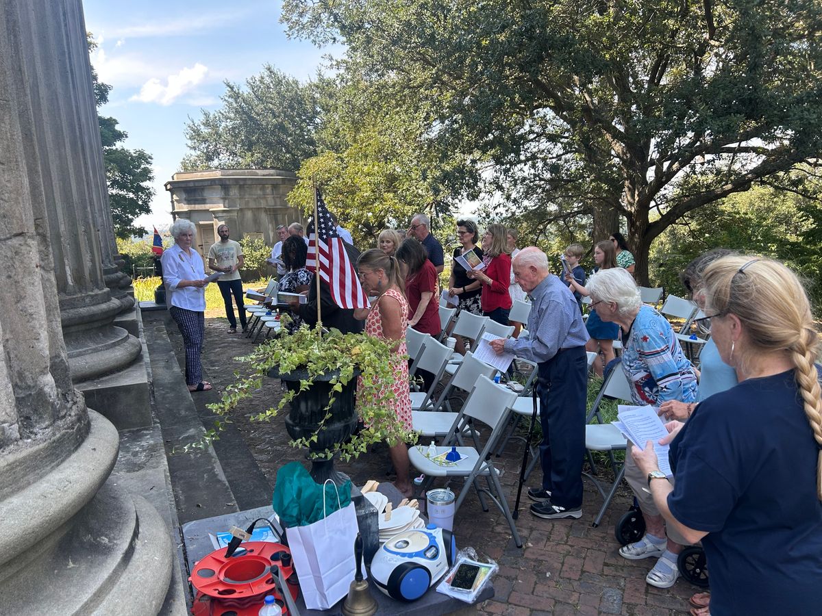 DAR honors Constitution Week with bell ringing and speeches at Old Cou...