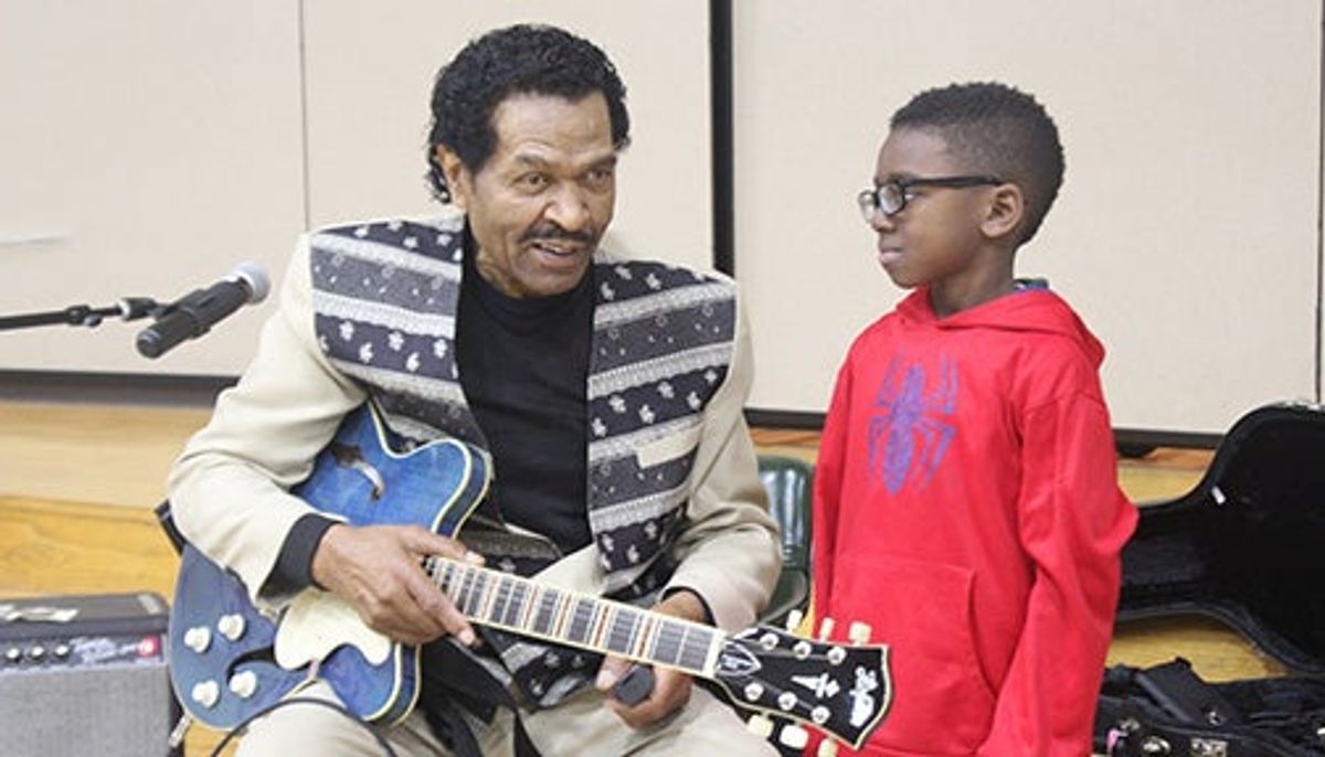 Rush brings the Blues to Dana Road Elementary