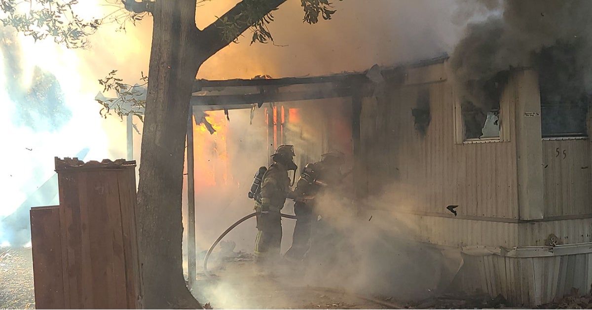 Fire destroys home on Red Hawk Road in Warren County