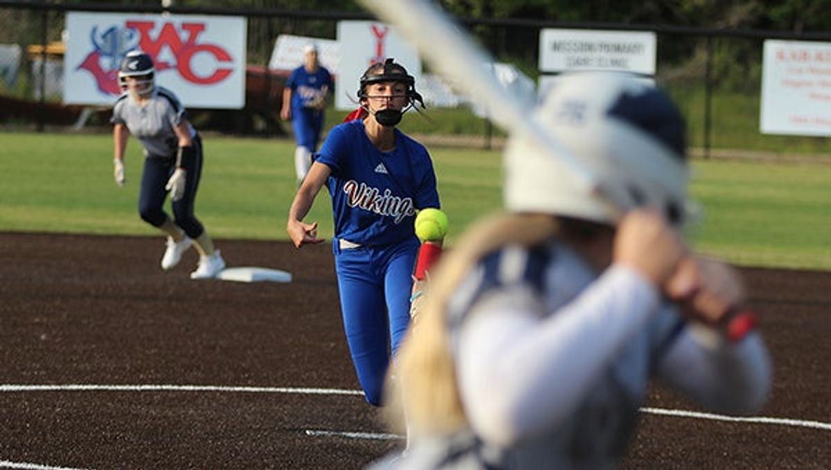 Lady Vikes finish softball season with a win