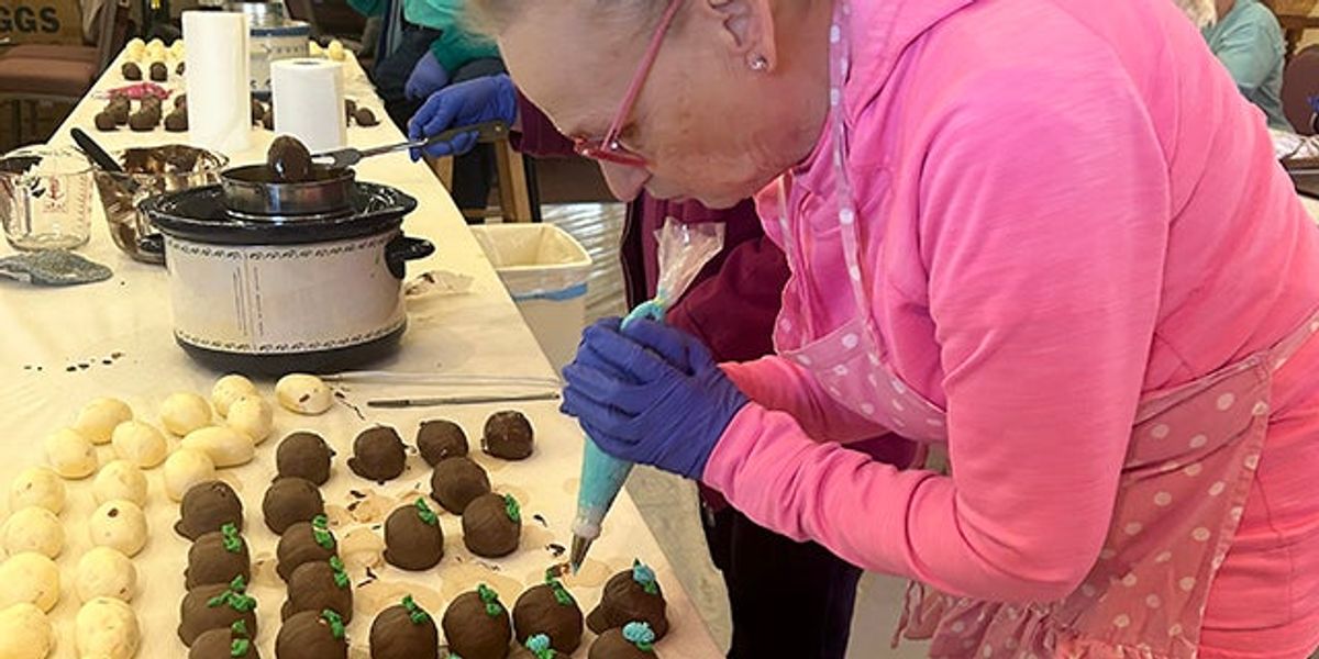 Annual Easter Egg Factory hopping at Gibson United Methodist Church
