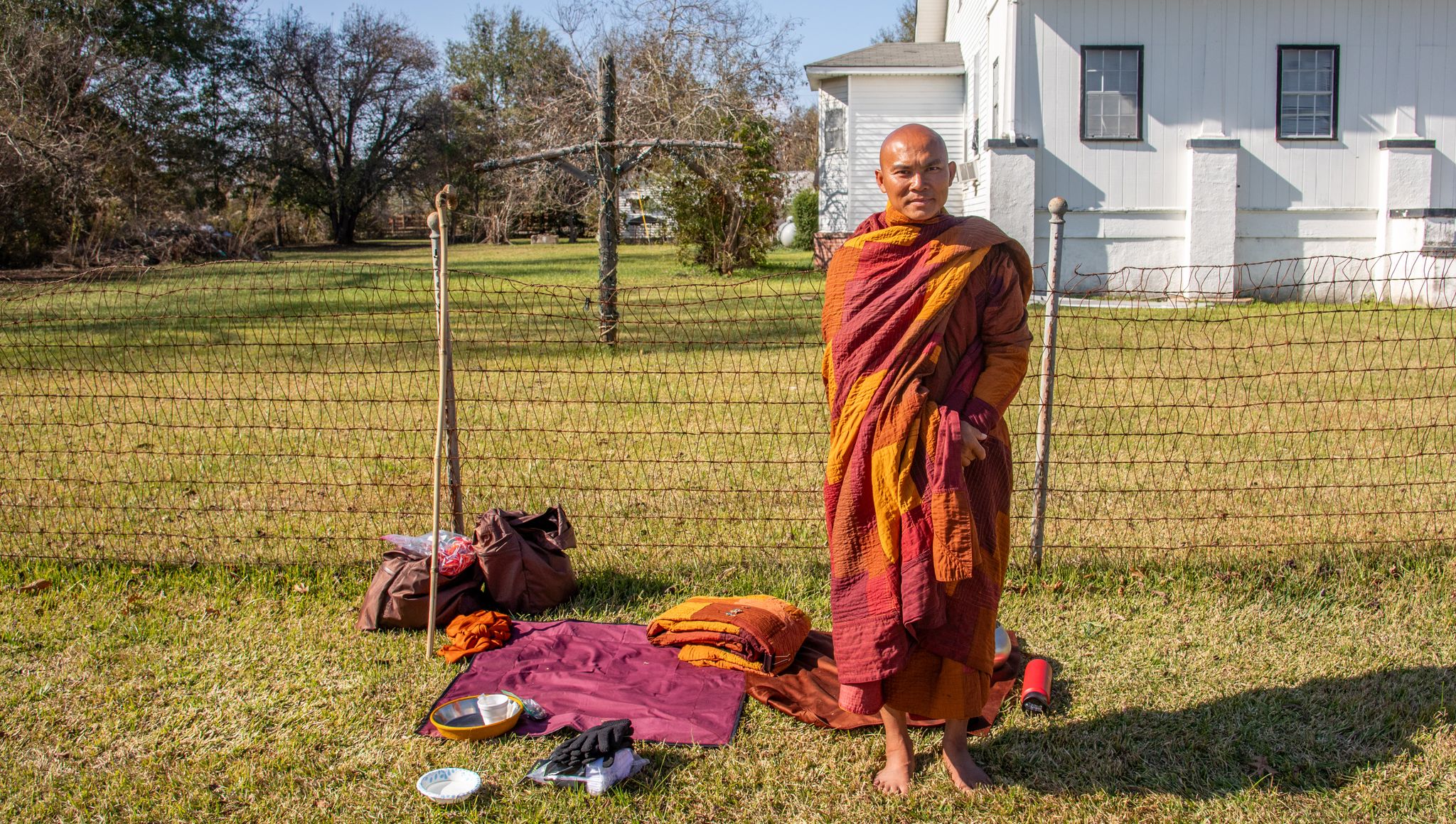Peace on foot: Buddhist monks making trek from Texas to D.C.