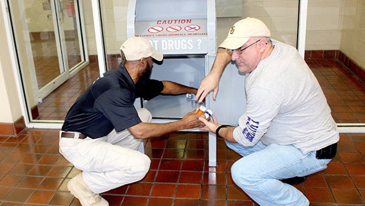 Police department's drug drop box is 'well used'