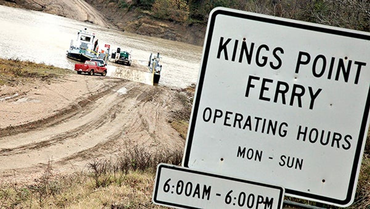 Kings Point Ferry back on the water after engine replaced