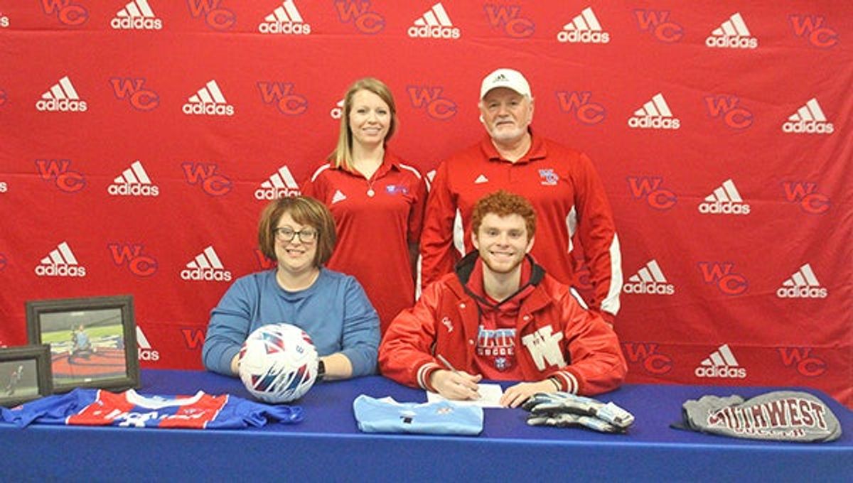 Warren Central goal keeper Colby Solomon signs with Southwest Mississi...