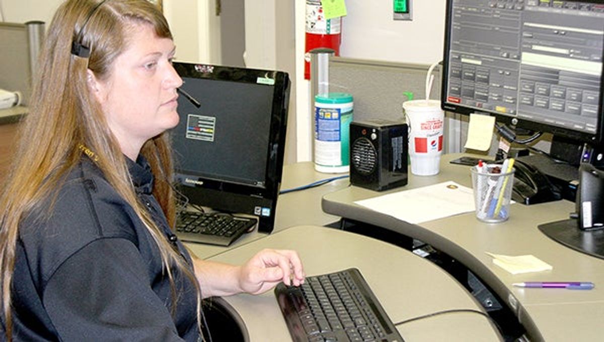 Roy honored as 911's dispatcher of the year
