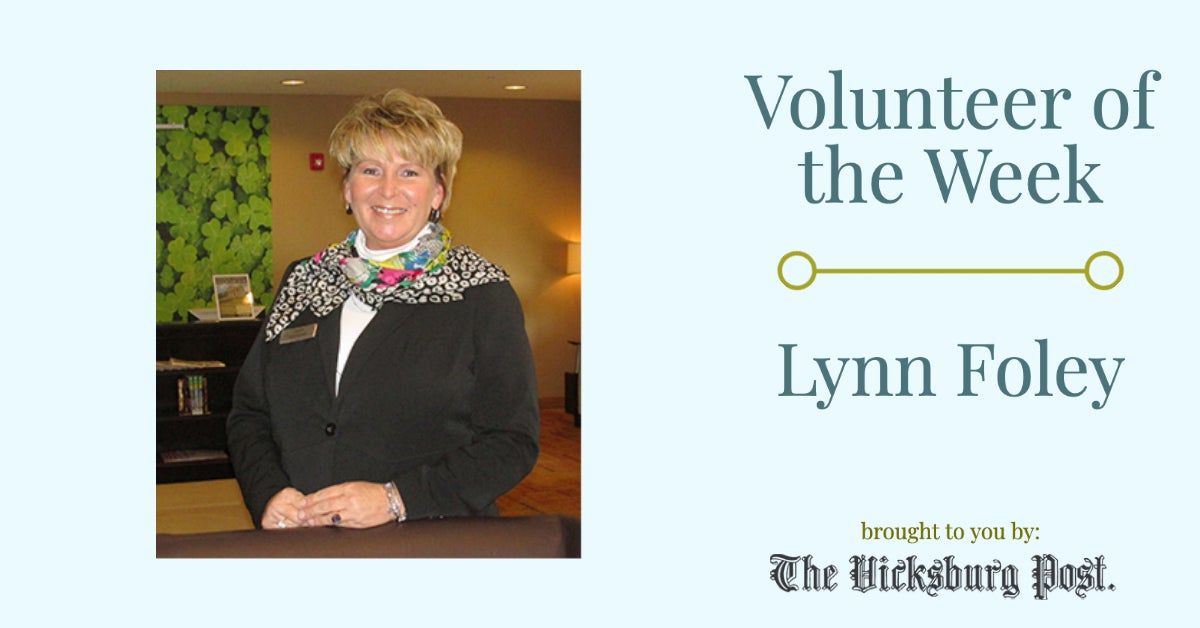 VOLUNTEER OF THE WEEK: Lynn Foley volunteers to make Vicksburg a bette...