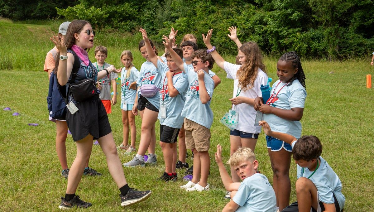WinShape campers having summer fun at Crossway Church