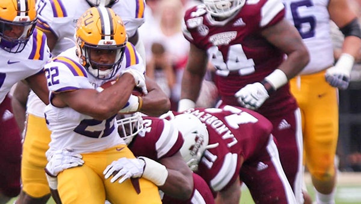 LSU star Edwards-Helaire could miss playoff game