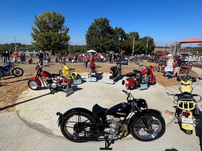 Revving Up Again: Vintage motorcycles take center stage down...