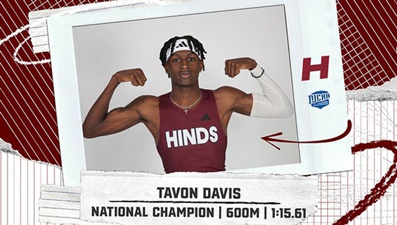 Utica native Tavon Davis wins national title, shatters NJCAA record