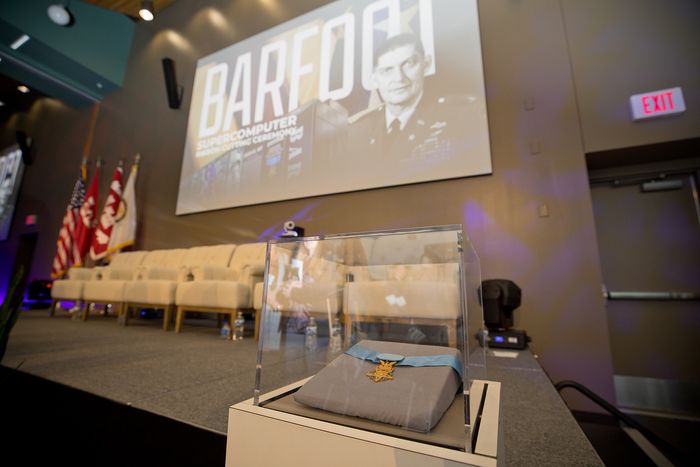 ERDC names new supercomputer for Medal of Honor recipient Col. Van Bar...