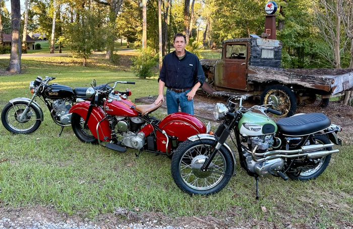Revving Up Again: Vintage motorcycles take center stage down...