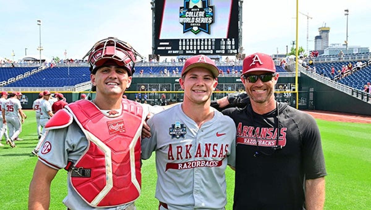 Arkansas' Wood makes history with CWS no-hitter