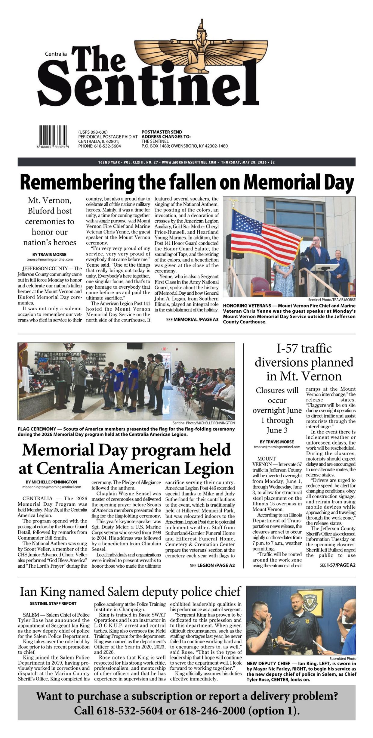 The latest E-Editions News, Stories, and Articles | The Sentinel.