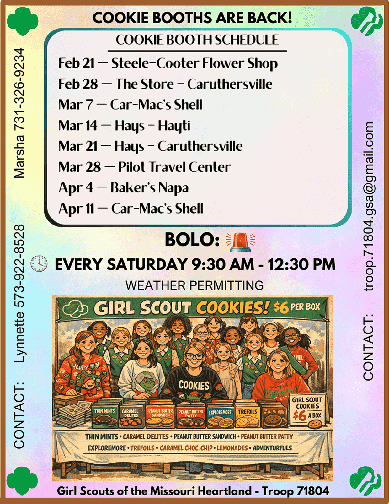 Girl Scout Troop 71804 celebrates strong year, announces Cookie Booth ...