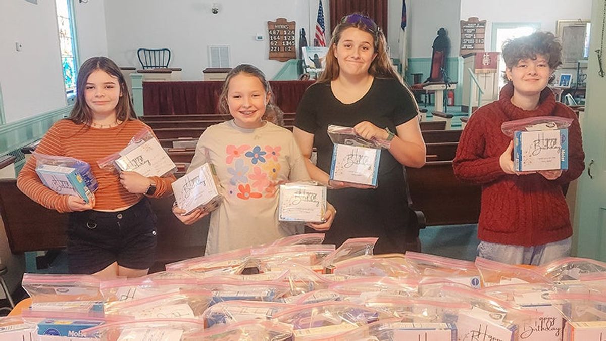 Windsor girl scouts spring into service