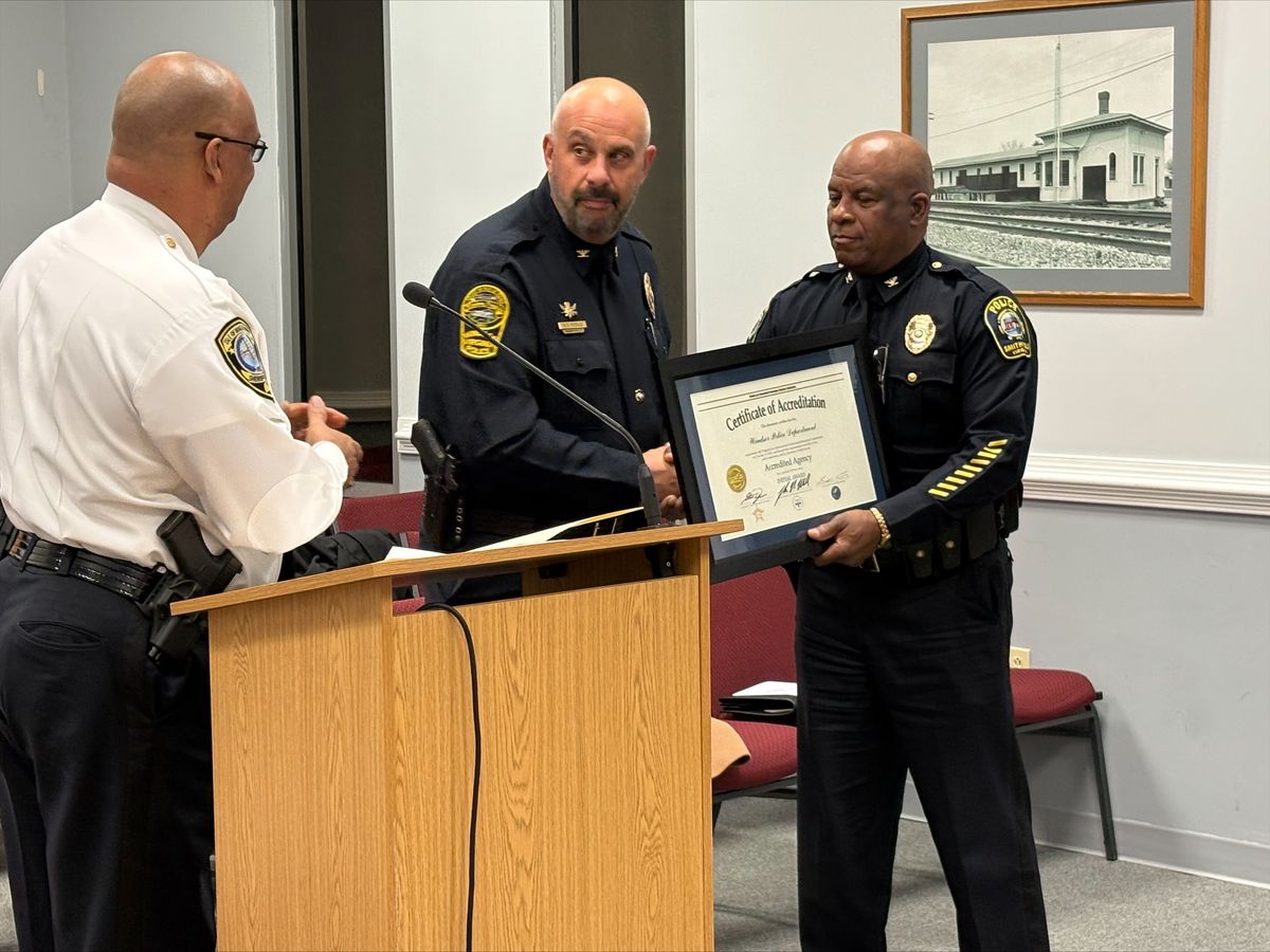 Area law enforcement honors WPD for accreditation