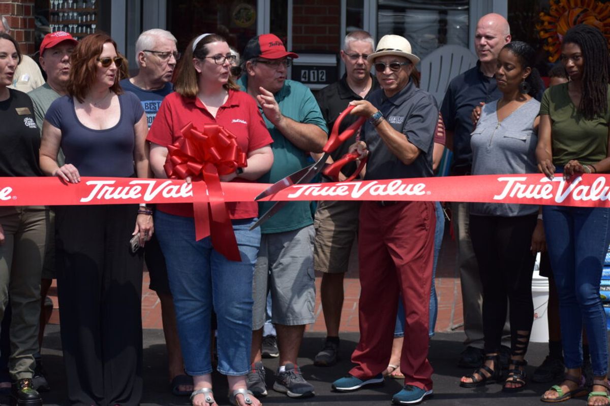 Zebulon True Value Hardware celebrates with ribbon cutting