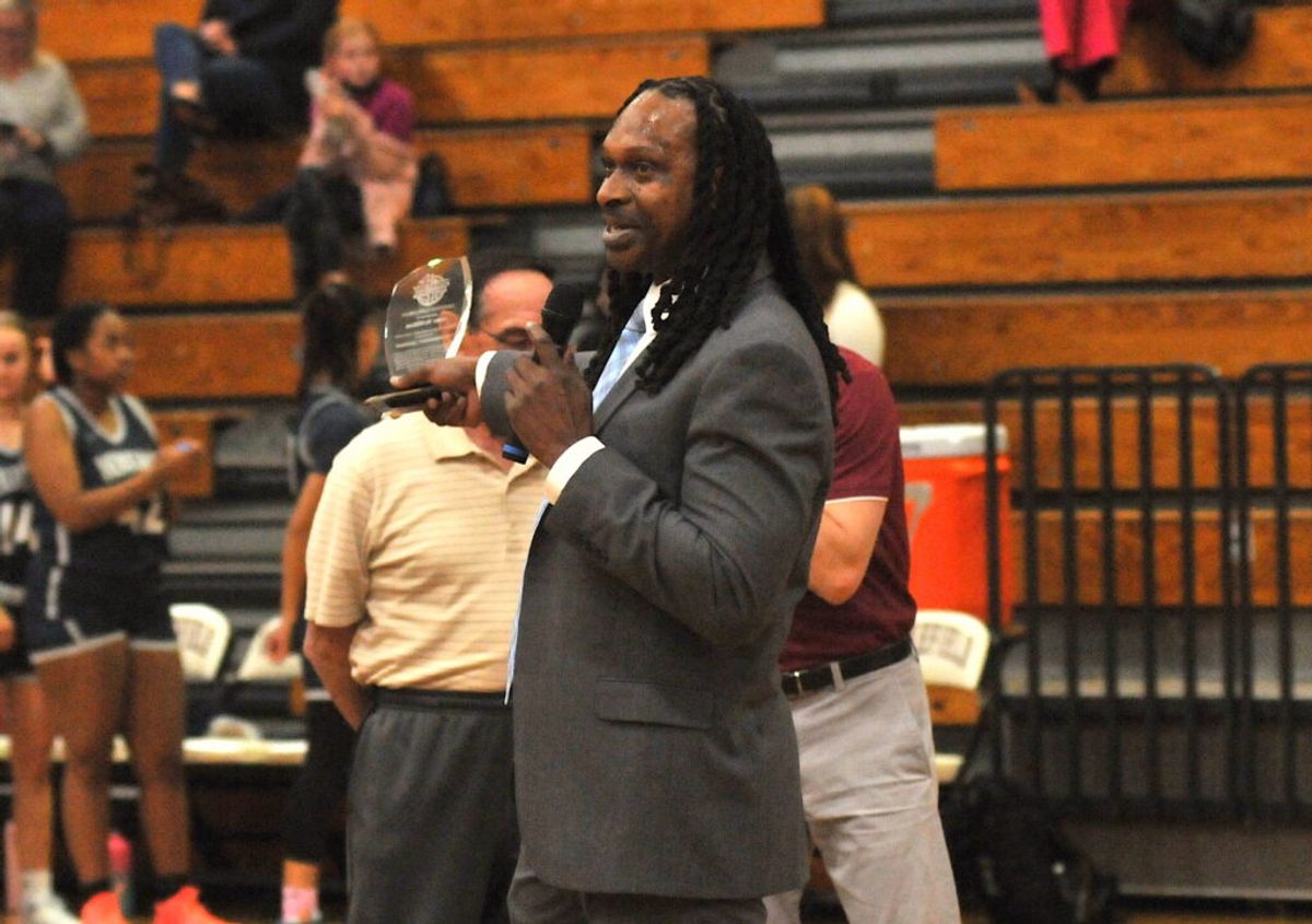 Wakefield coach honored before game